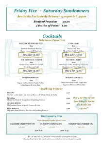 Menus 2026 – The Bakehouse Cullompton
