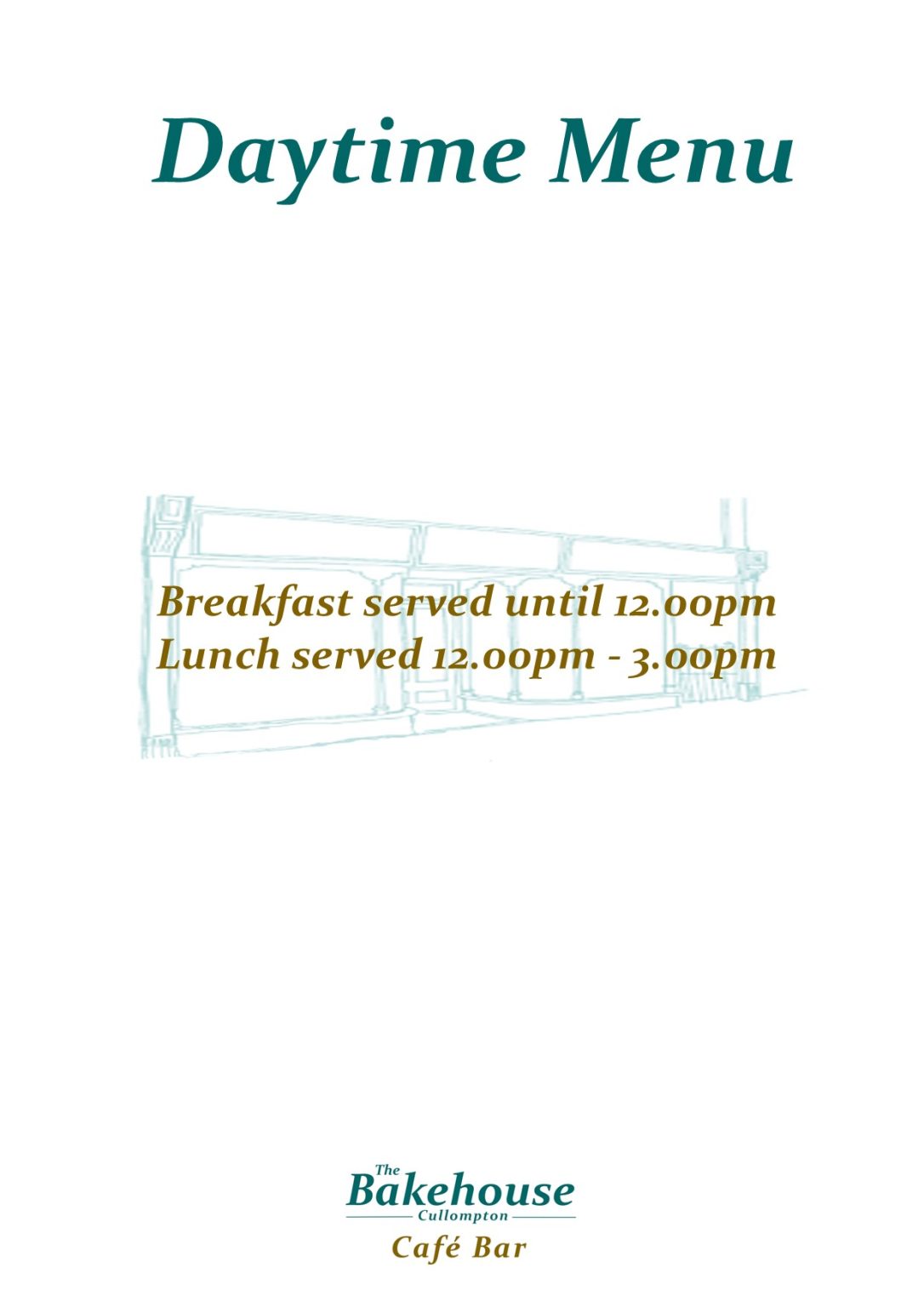 Menus 2025 – The Bakehouse Cullompton